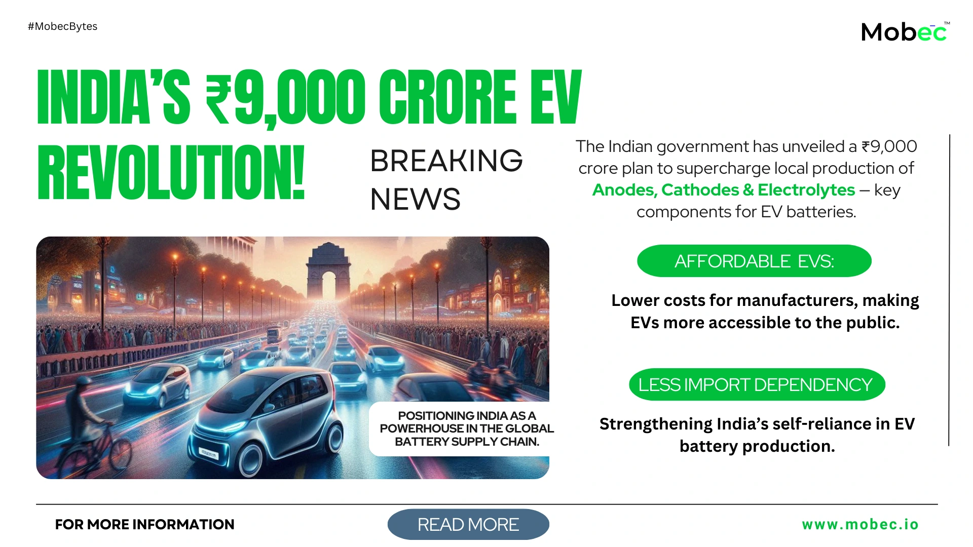 India's EV Sector Gets a ₹9,000 Crore Boost