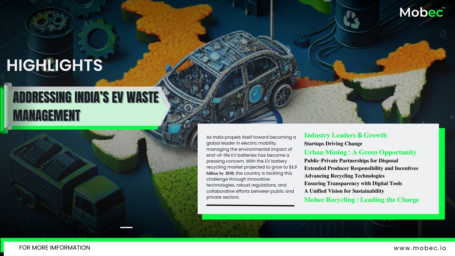 Addressing India's EV Waste Management