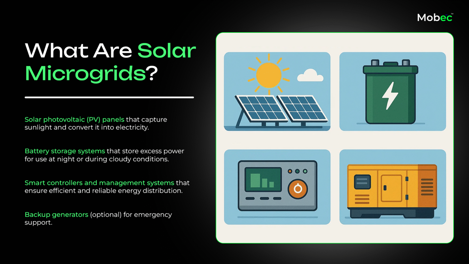 Solar Microgrids for a Better Future and How Mobec Is...
